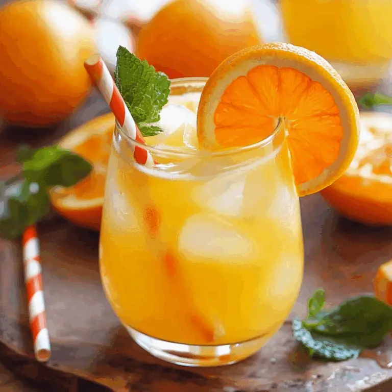 Fresh Orange Lemonade (Orangeade)